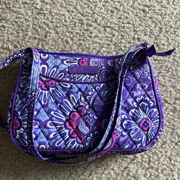 Vera Bradley | Bags | Purple Vera Bradley Shoulder Mini Bag | Poshmark